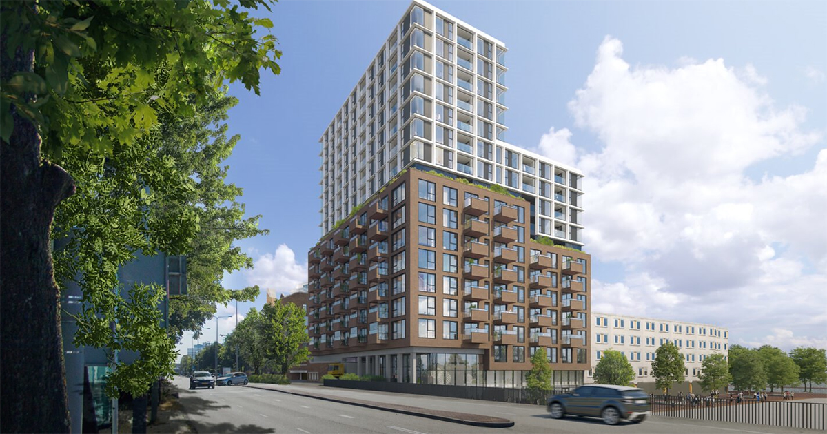 Dakluik op The Frame Building