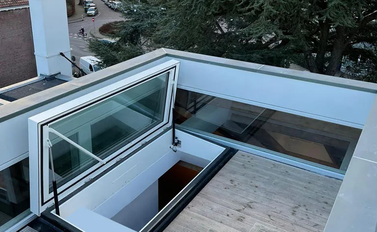 Accès au toit-terrasse