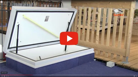 Easy access with the Gorter electric roof hatch